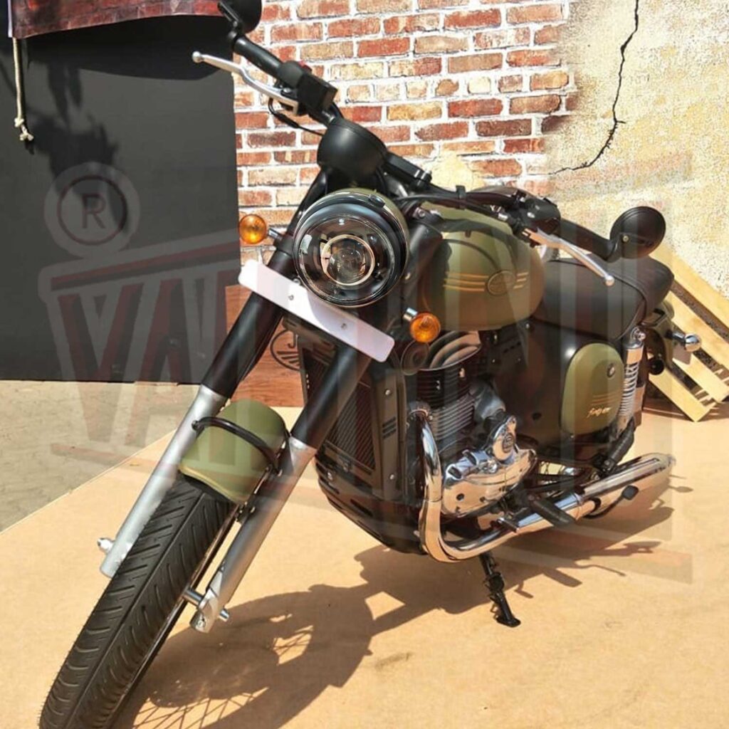 Headlight for Jawa 42 Motorcycles for Touring | Made in India | 3 in 1 ...