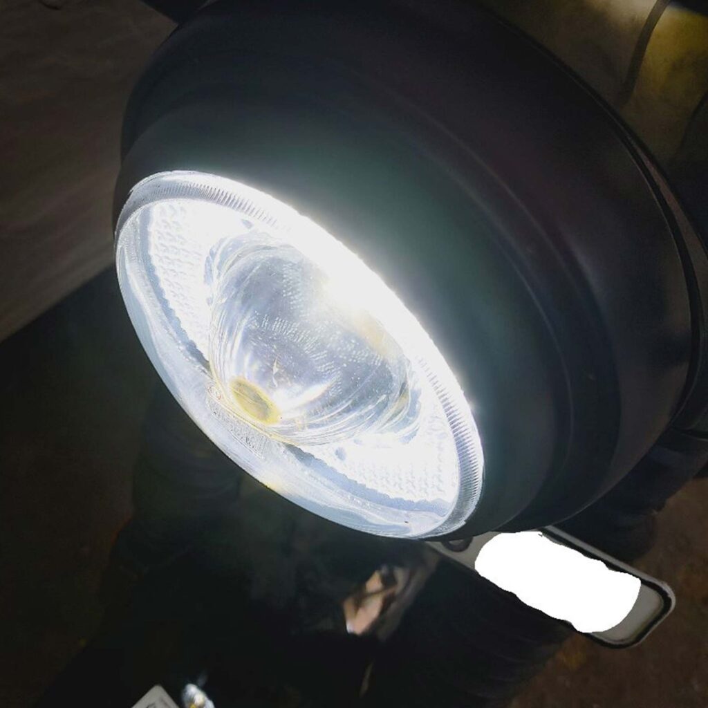 LED Touring Headlight for Hunter 350 | Made in India | 3 in 1 Color Modes