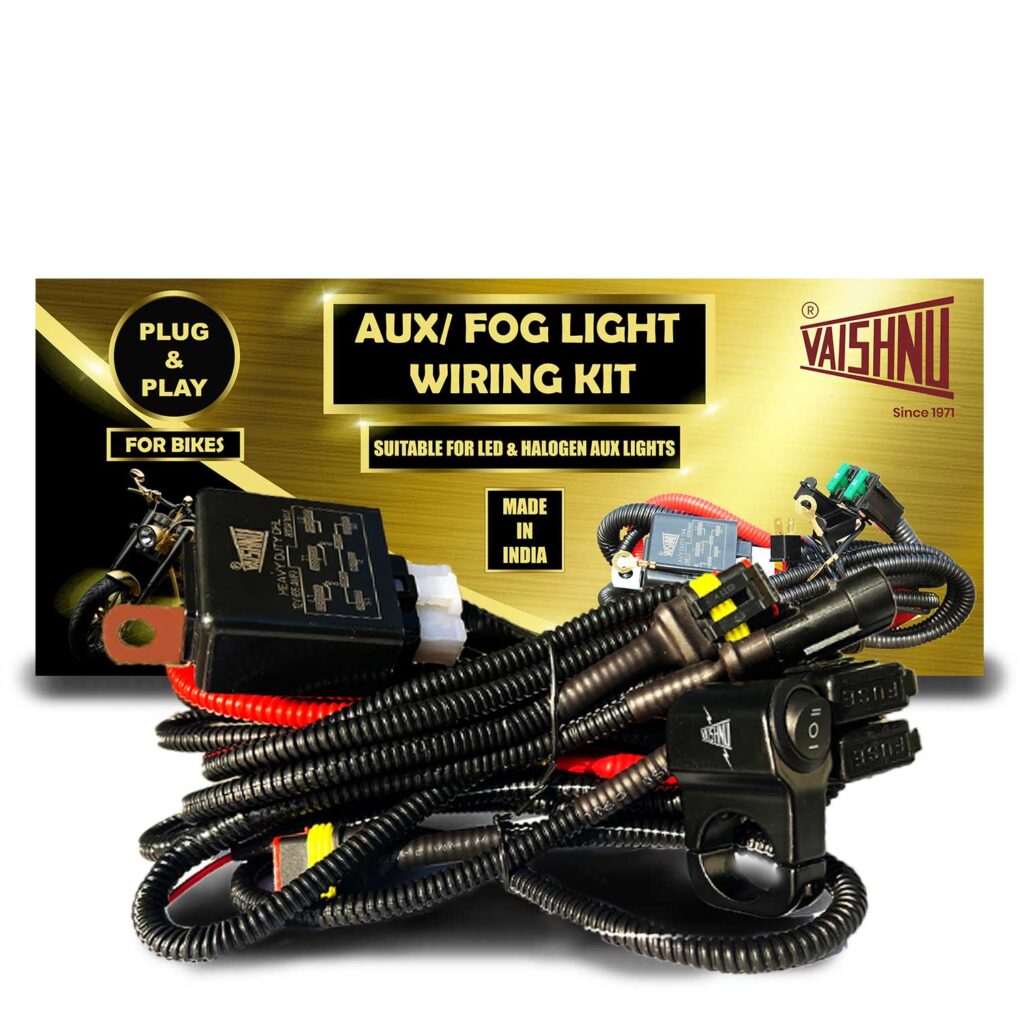 Fog/ Auxiliary Light Wiring Harness kit for Motorcycles Archives - VAISHNU