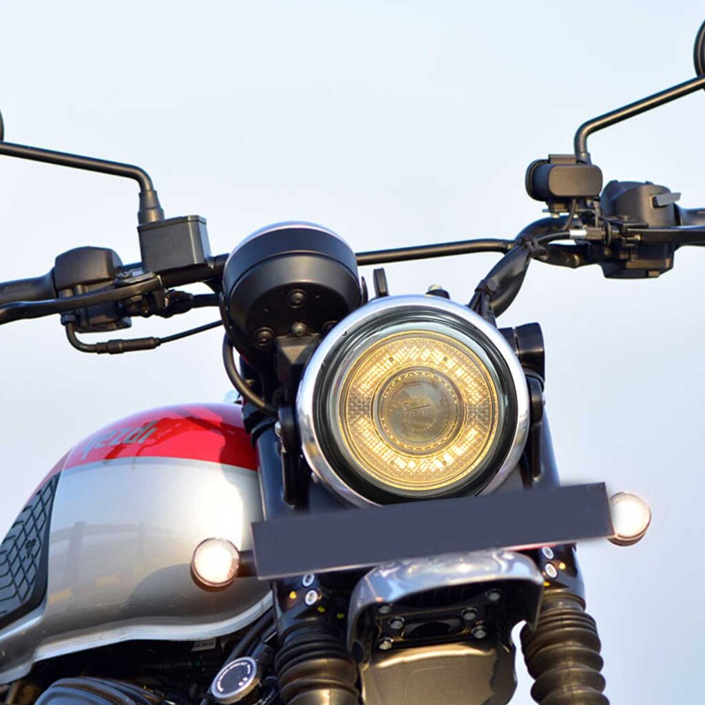 Touring Headlight for Yezdi Scrambler | Made in India | VAISHNU