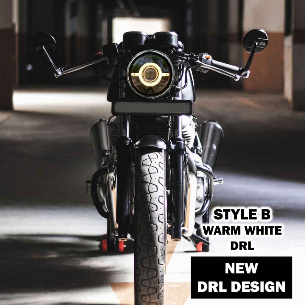 LED Touring Headlight for Interceptor/ Continental Gt 650/ Gt 535