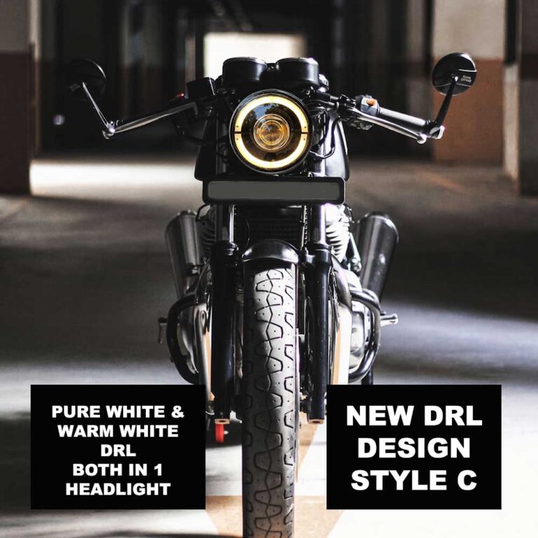 LED Touring Headlight for Interceptor/ Continental Gt 650/ Gt 535
