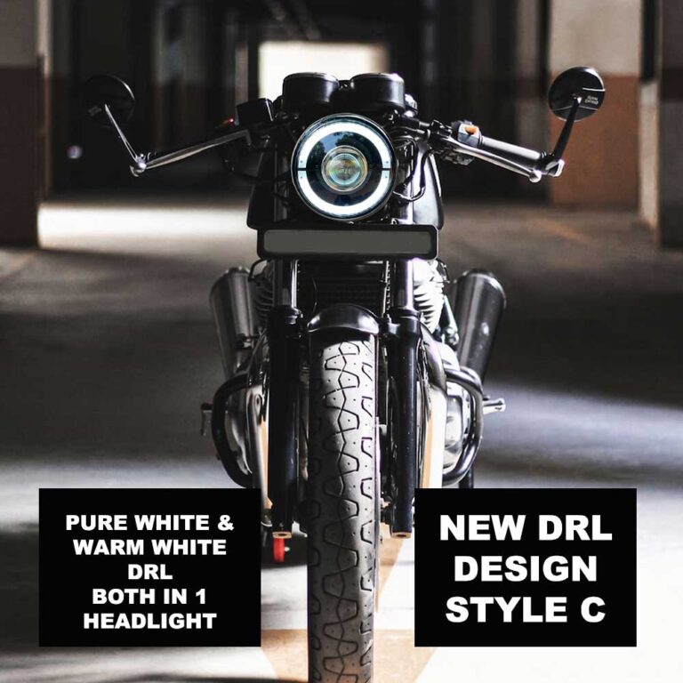 LED Touring Headlight for Interceptor/ Continental Gt 650/ Gt 535
