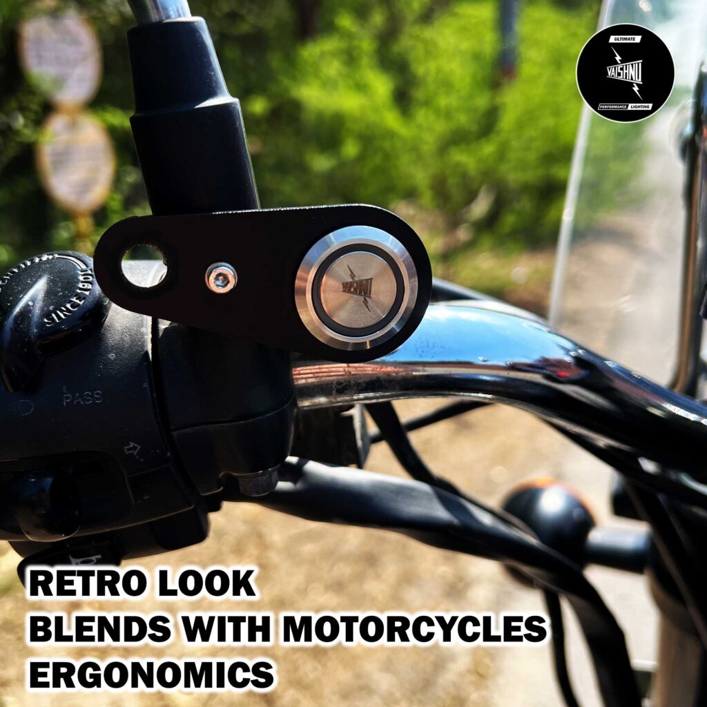 VAISHNU Premium ON/ OFF Switch for Motorcycles | LED Back Light
