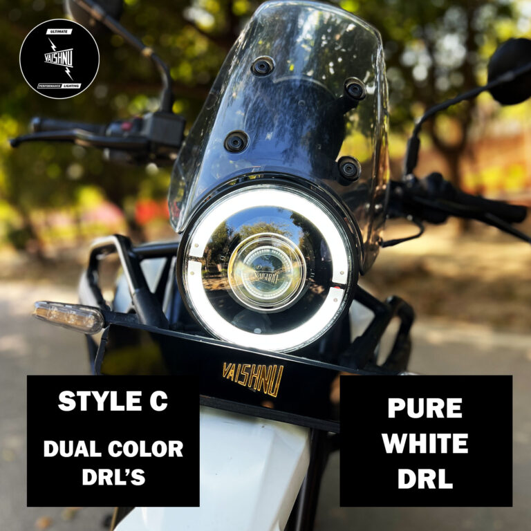 WORLD'S 1ST LED TOURING HEADLIGHT FOR HIMALAYAN 450